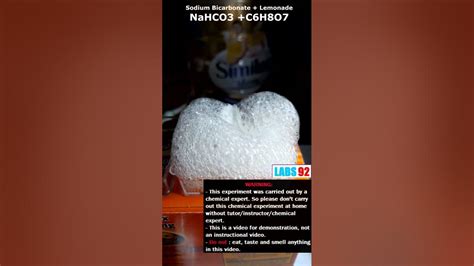 Lemonade Acid Citric C6h8o7 And Sodium Bicarbonate Nahco3 Labs 92