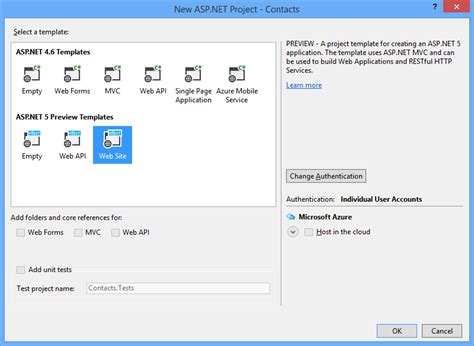 Basic Aspnet 5 With Visual Studio 2015 Eric L Anderson