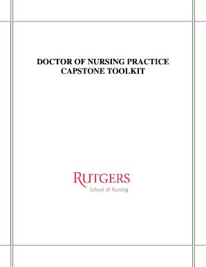 Rutgers Dnp Toolkit Fill And Sign Printable Template Online