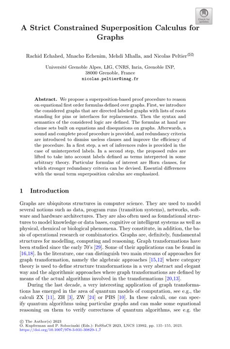 pdf a strict constrained superposition calculus for graphs