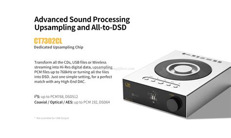 Shanling ET3 HD Digital Turntable MQA CD Player Bluetooth USB Output