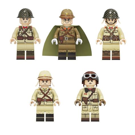 Lego Ww2 Minifigure Japanese Soldiers Shopee Malaysia