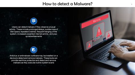 Ways To Detect A Malware Infection Training Ppt PPT PowerPoint