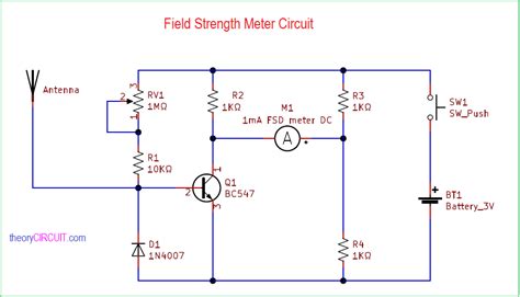 Rf Field Strength Meter Circuit Diagram At Marianne Pryor Blog