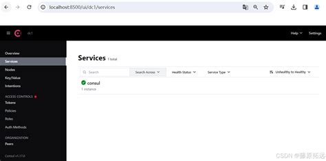 Spring Cloud 一consul服务注册与发现2 Csdn博客
