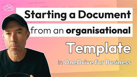 How To Create A New Document From A Template In Onedrive For