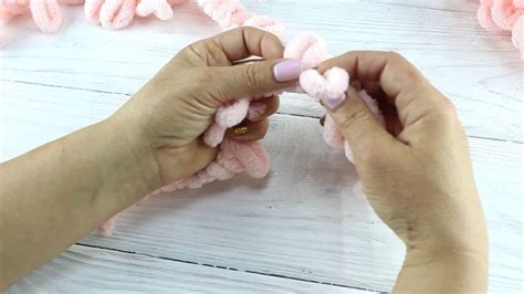 Плед із Алізе Пуффі Як правильно вязати руками з пряжі з петельками Плетение пальцами