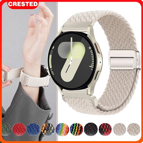 Jual 22mm 20mm Nylon Strap For Samsung Watch Galaxy Watch 7 6 5 4 FE Magnetic Buckle Nylon
