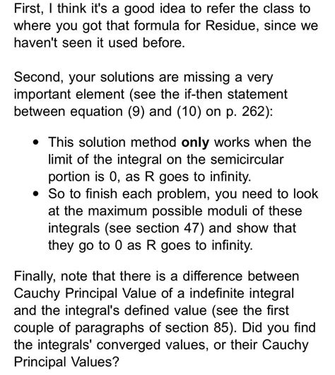 Solved Use Residues To Calculate The Cauchy Principal Value Chegg