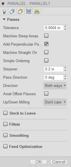 Fusion Parallel Tool Paths At Different Angles Autodesk Community