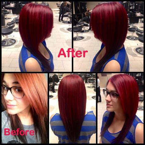 Before And After Pravana Vivids On Kristina By Jacquelyn Marie Of Bii