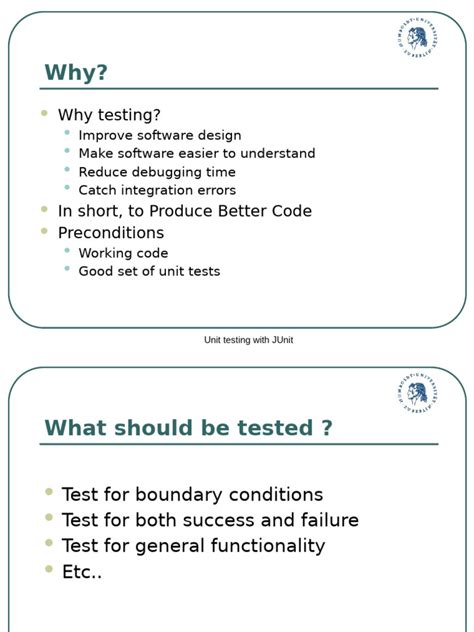 week 14 slides pdf unit testing information technology