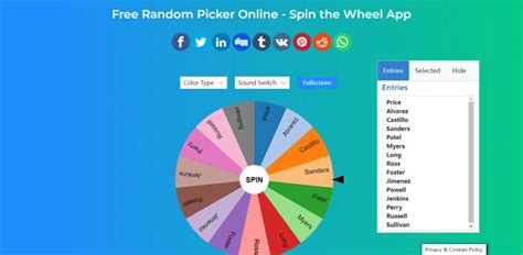 Random Number Generator Wheel Wheel Spinner App