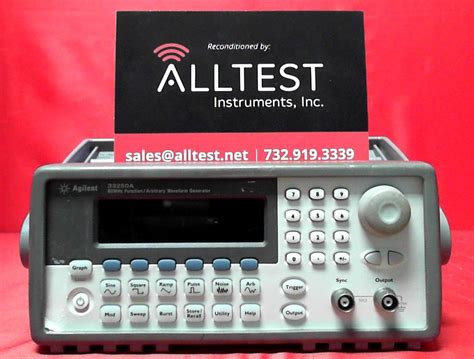 33250a Agilent Keysight 80mhz Function Arbitrary Waveform Generator Alltest Instruments