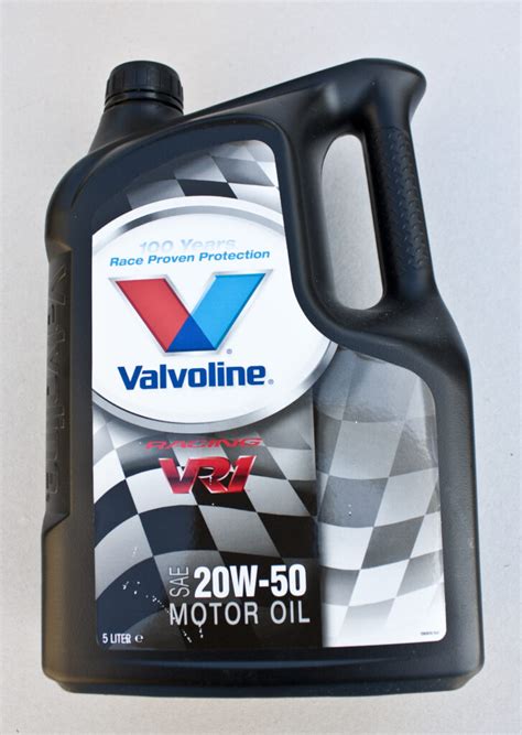 Valvoline Motor Oil 20w50 Montgomery Motorsport