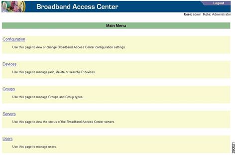Cisco Broadband Access Center Administrator Guide Understanding The Administrator User