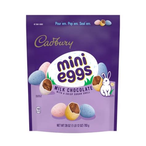 Cadbury Mini Eggs Milk Chocolate Easter Candy Bag 1 Bag 28 Oz Fry