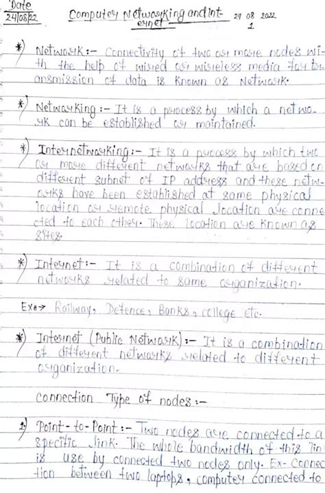 Computer Network Class Notes1 Examenotes