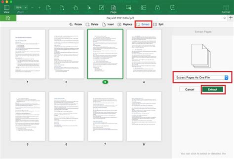 how to extract pages from pdf on mac and windows