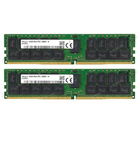 Характеристики Hynix Оперативная память Серверная оперативная память Ddr4 2933МГц Ecc 2x64 ГБ