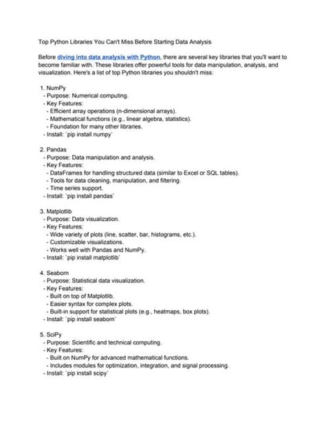Machine Learning Libraries With Python Pptx