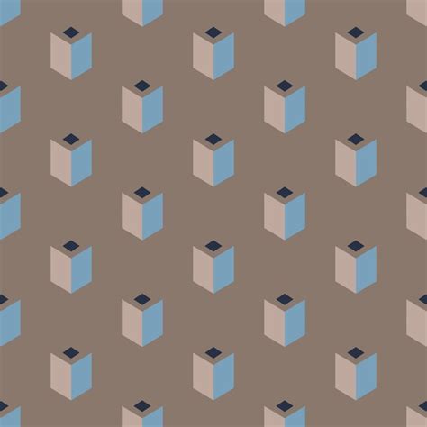 Premium Vector Geometric Seamless Pattern Isometric Cubes