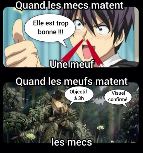 Quand Deux Sex Se Matent Voil La Diff Rence Meme Subido Por Cireuil Memedroid