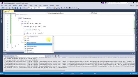 Csharp Star Pattern Part 1 C Star Pattern Part 1 Youtube
