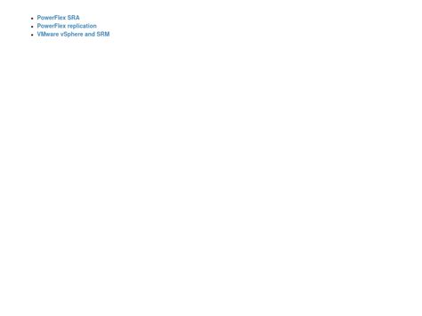 Solution Components Implementing Dell Powerflex Sra With Vmware Live