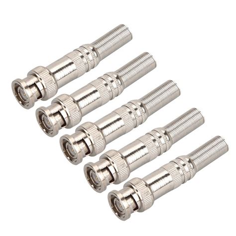 Bottone 5pcs10pcs Bnc Compression Connector Screw On Coaxial Terminal Bnc Male Connector For Bottone 5pcs10pcs Bnc Compression Connector Screw On Coaxial Terminal Bnc Male Connector For