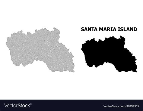 Polygonal Wire Frame Mesh High Detail Map Vector Image