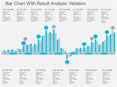 Bar Chart With Result Analysis Variation Flat Powerpoint Design PowerPoint Slide Clipart