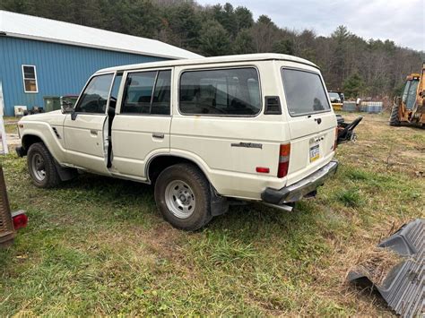 1988 Toyota Land Cruiser White 4wd Automatic Fj62 Gx For Sale