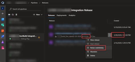 Azure Devops Conflicting Release Retention Settings Causing Deletion Stack Overflow
