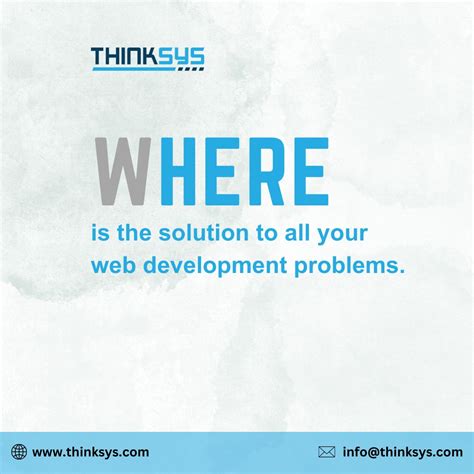 Thinksys Inc On Linkedin Softwaredevelopmentcompany Frontend Backend Backenddeveloper