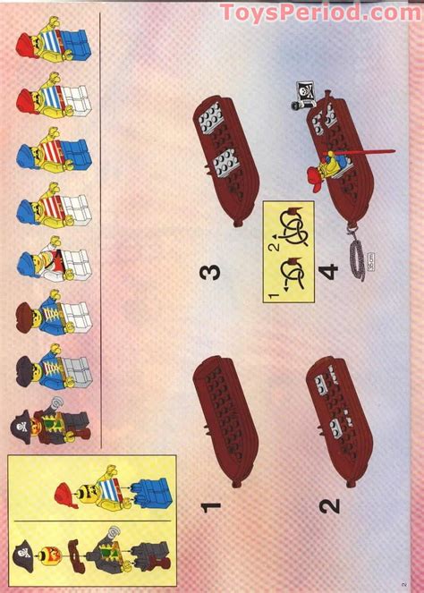 Lego 6285 Black Seas Barracuda Instructions And Parts List