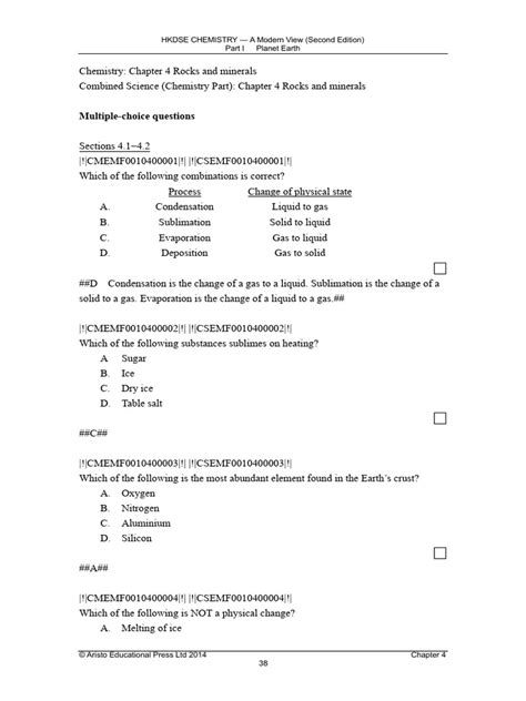 Chapter 4 Multiple Choice Questions Pdf