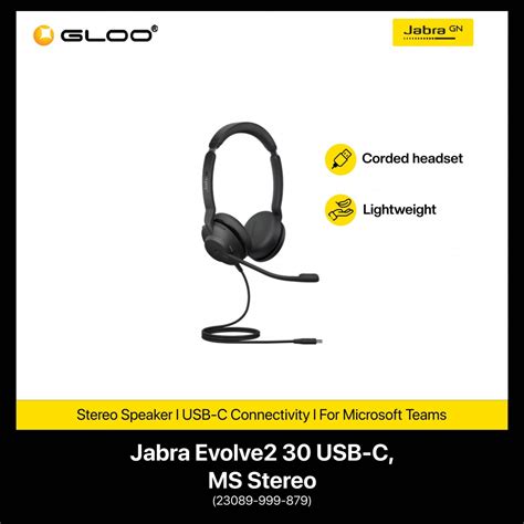 Jabra Evolve Usb C Ms Stereo