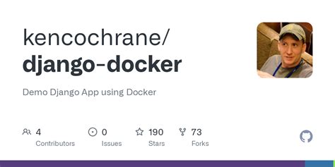 Github Kencochranedjango Docker Demo Django App Using Docker
