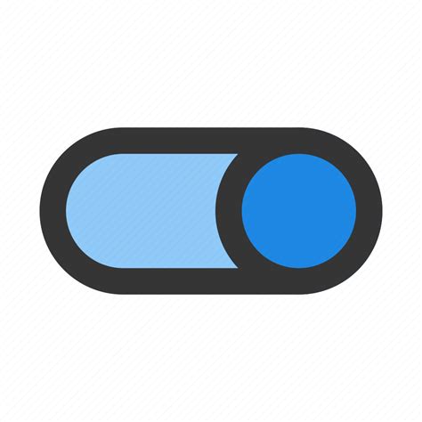 toggle button ui switch on control icon download on iconfinder