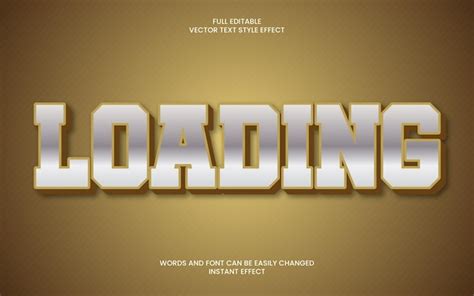 Premium Vector Loading Text Effect Premium Vector Loading Text Effect