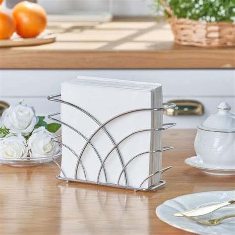 Lynzavix Decorative Stainless Steel Napkin Holders For Paper Napkins
