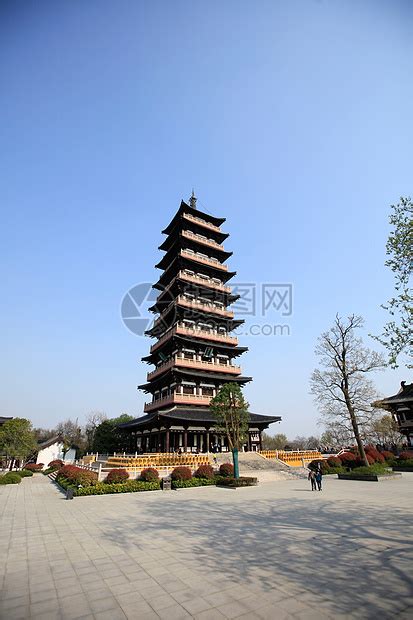 江苏省扬州大明寺栖灵塔高清图片下载 正版图片507629731 摄图网