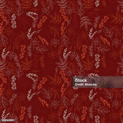 꽃 장식 요소 화려한 디자인 벡터 일러스트 레이 션과가 완벽 한 패턴 배경 주제에 대한 스톡 벡터 아트 및 기타 이미지 배경 주제 추수감사절 10월 Istock