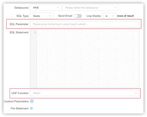 Bug Fe Ui Next V100 Alpha The Sql Parameter And Udf Function