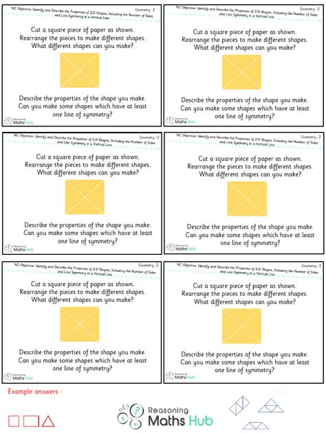 Identify And Describe The Properties Of 2d Shapes Reasoning Maths