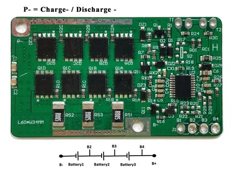 Protection Circuit Module Pcb For 3s Li Ion Battery Pack At 20a Limit