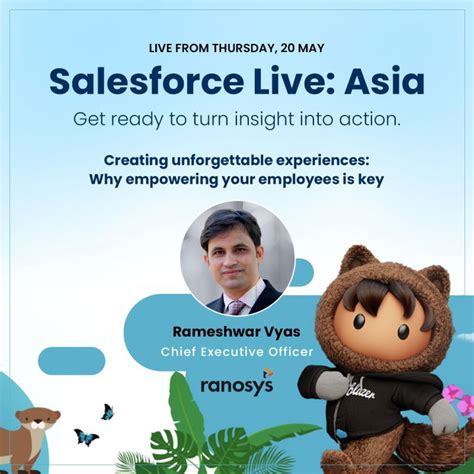 Ranosys On Linkedin Ranosys Salesforce Saleforcepartner Salesforceasialive