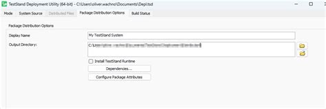 Solved Teststand Package Deployment Installation Directory Ni Community