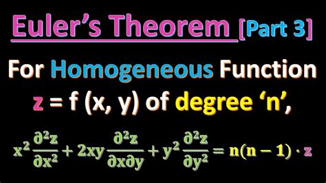 Eulers Theorem Part 3 I Corollary Of Eulers Theorem I Engineering